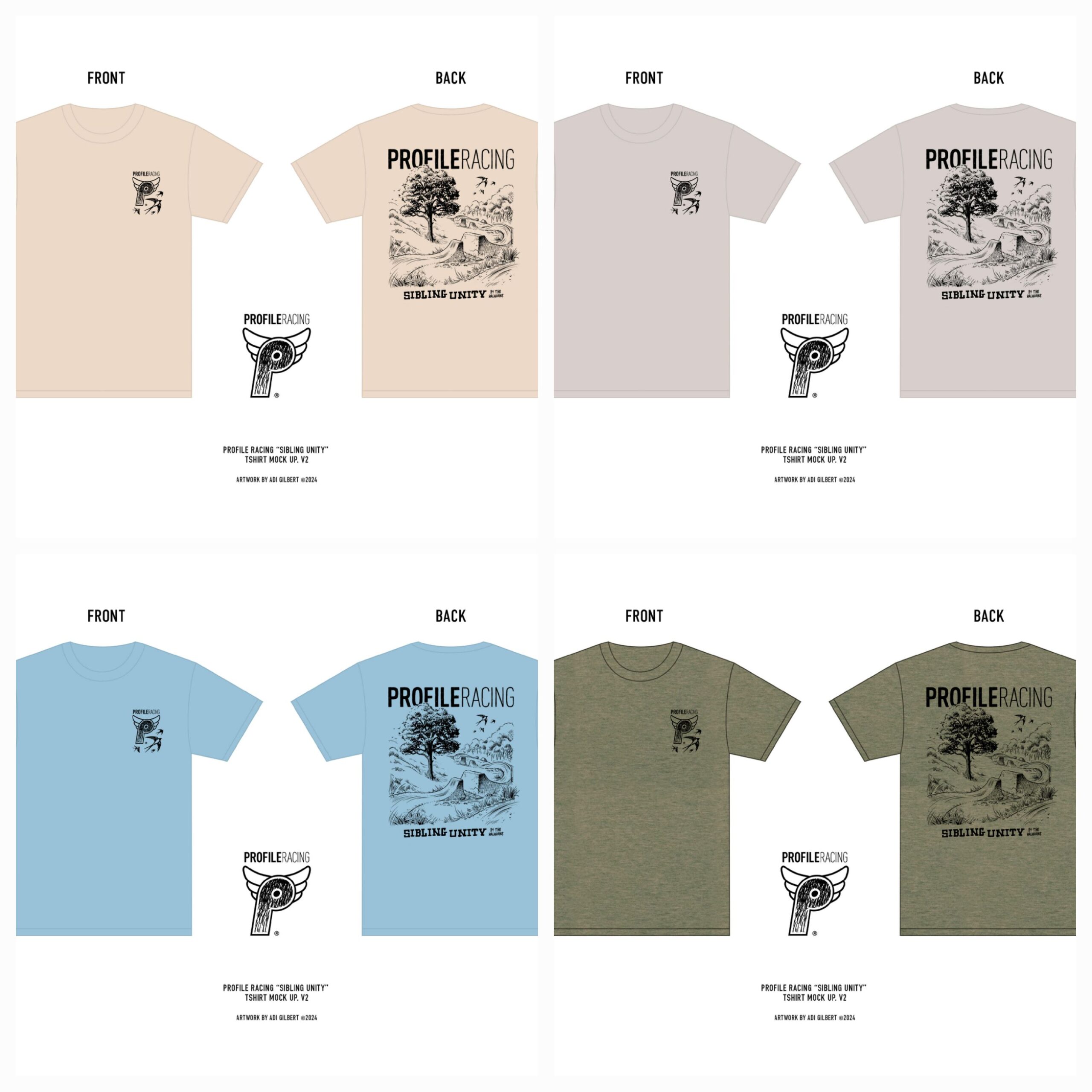 The Halanan’s “Sibling Unity” Tee by Profile Racing- Pre Order