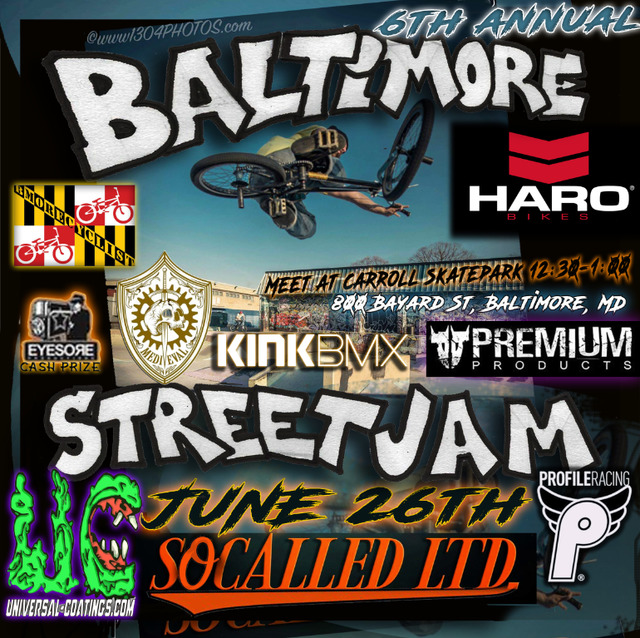 Baltimore Street Jam: June 26th!