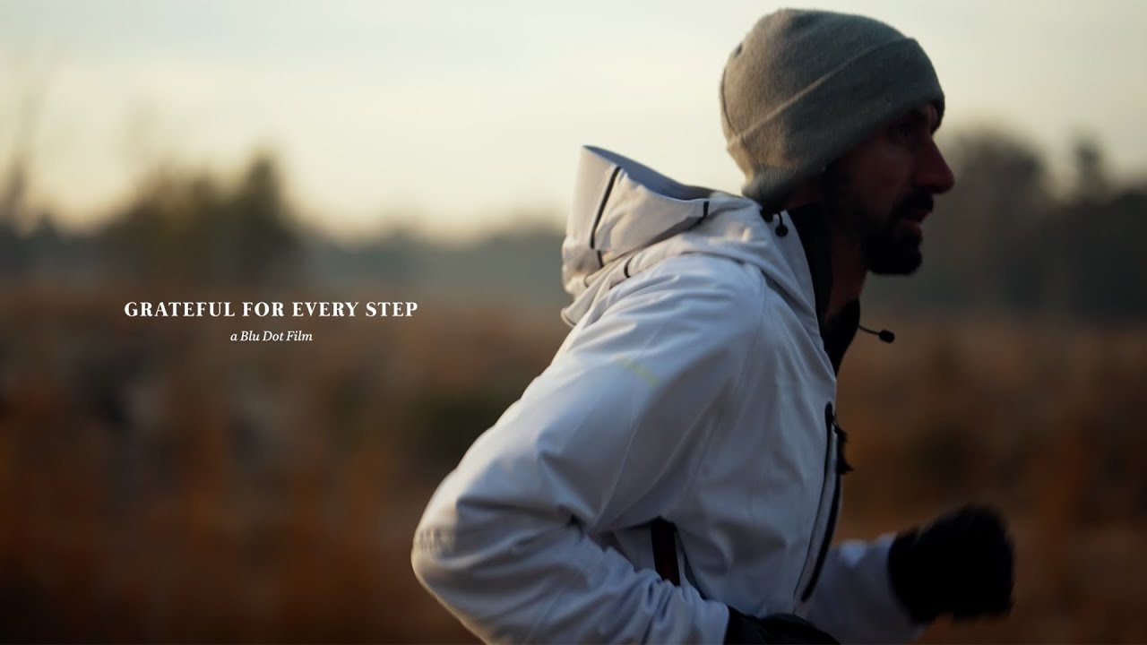 Terry Adams — Running is my new passion — Connecting his feet to flat.